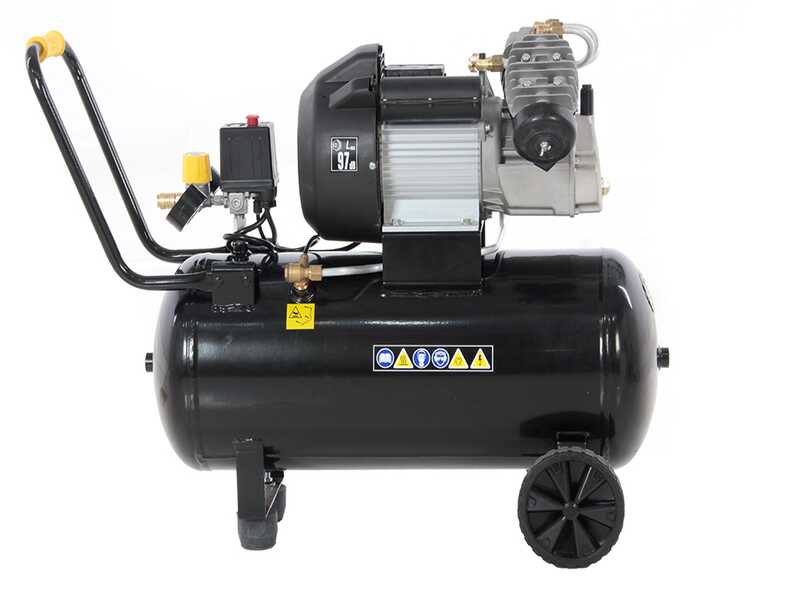 Stanley Fatmax DV2 400 10 50 Electric Wheeled Air Compressor 3 Hp motor 50 L