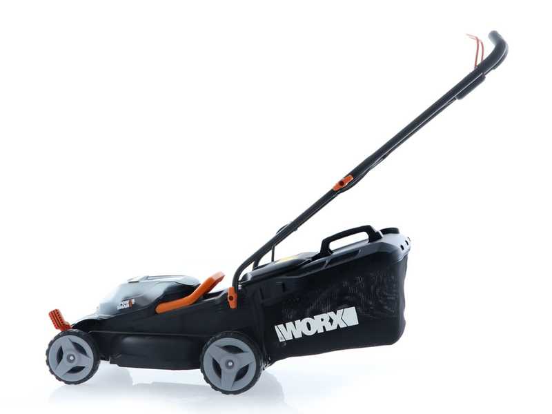 Worx WG779E Battery powered Electric Lawn Mower best deal on AgriEuro