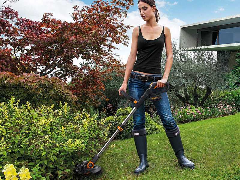 Worx WG163E.9 Battery powered Brush Cutter best deal on AgriEuro