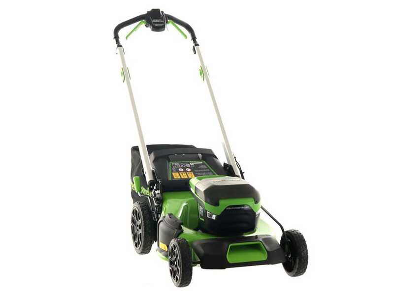 Greenworks GD60LM51SP Battery powered Self propelled Lawn Mower 60 V 4Ah 4 in 1