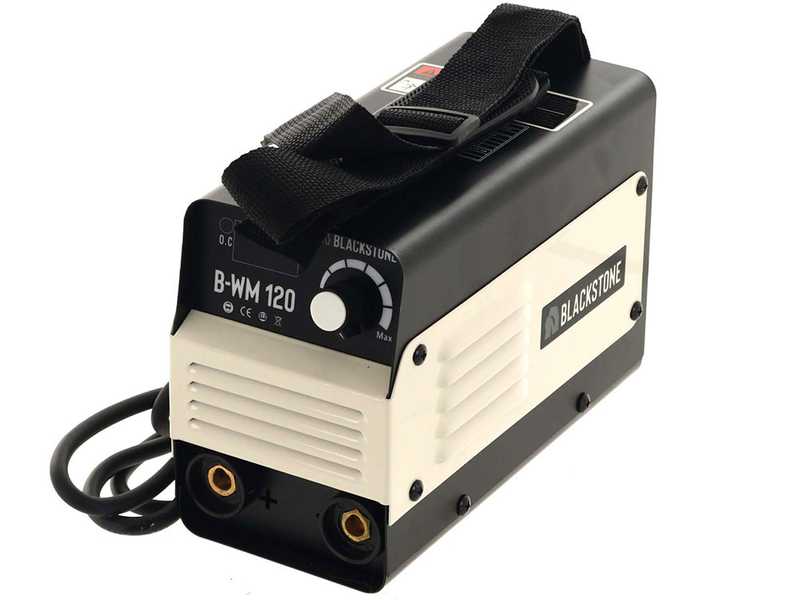 Inverter Electrode Welding Machine in direct current DC Blackstone B WM 120 120 A with MMA Kit