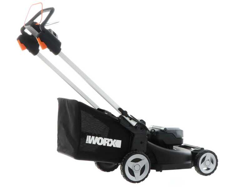 Worx self propelled battery lawn mower store