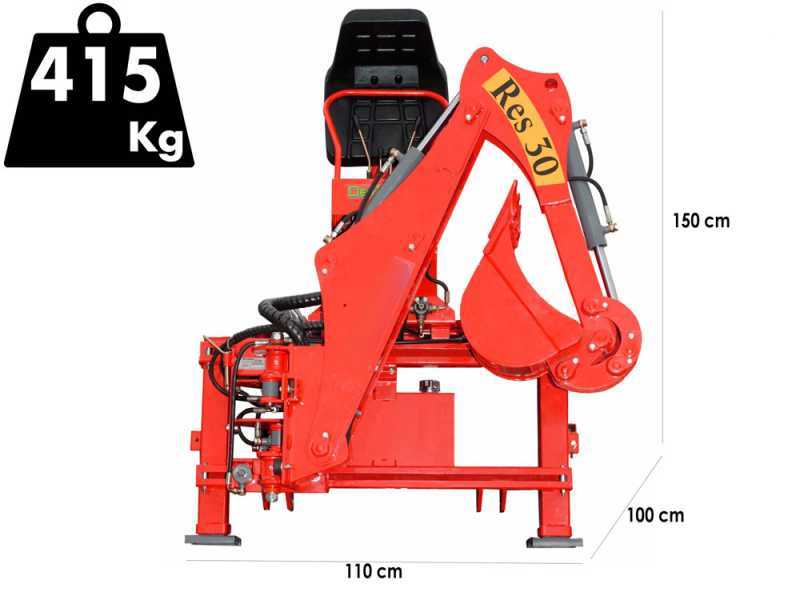 Agrieuro Top Line RES30 - Backhoe , best deal on AgriEuro