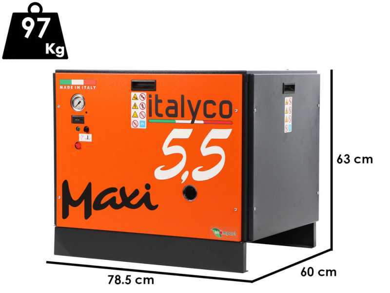 Italyco Maxi 6 - Rotary screw compressor - Max pressure 10 , best deal ...