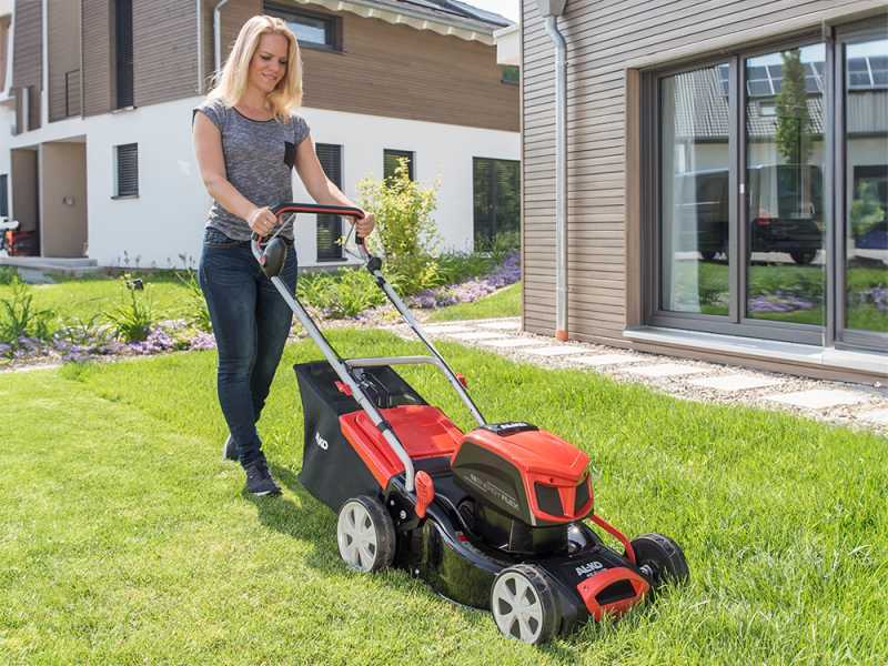 Electric propelled lawn mower store