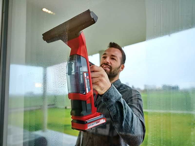 Einhell BRILLIANTO - Battery-operated window washer - hand-held vacuum ...