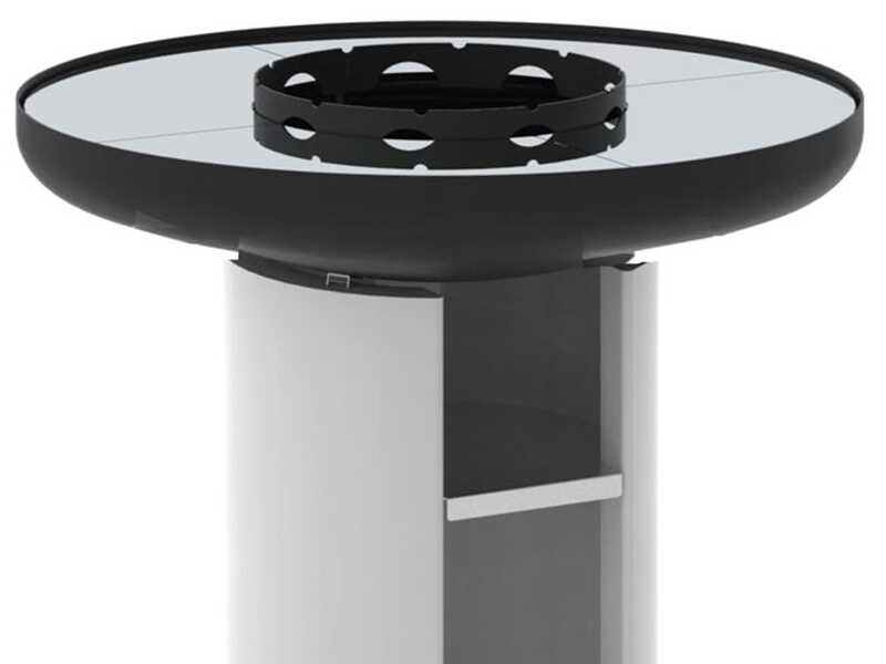 Palazzetti Apollo 110 - Masonry wood and charcoal barbecue , best deal ...