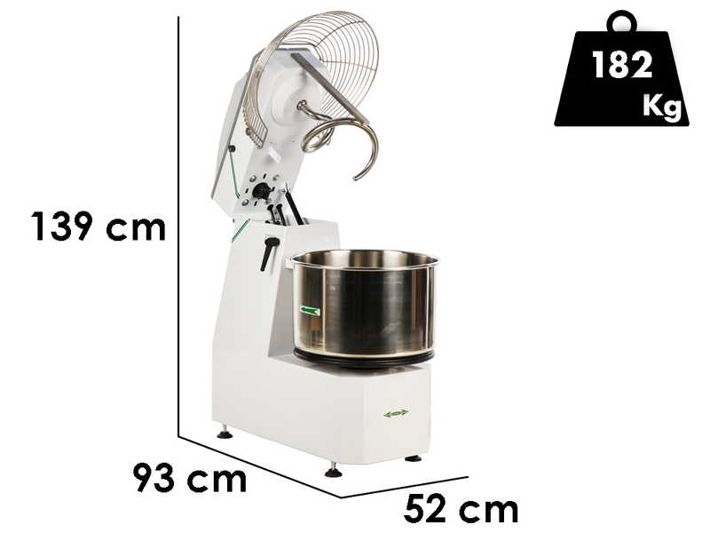 Fimar 50SR - Spiral Kneader - 50 Kg , best deal on AgriEuro