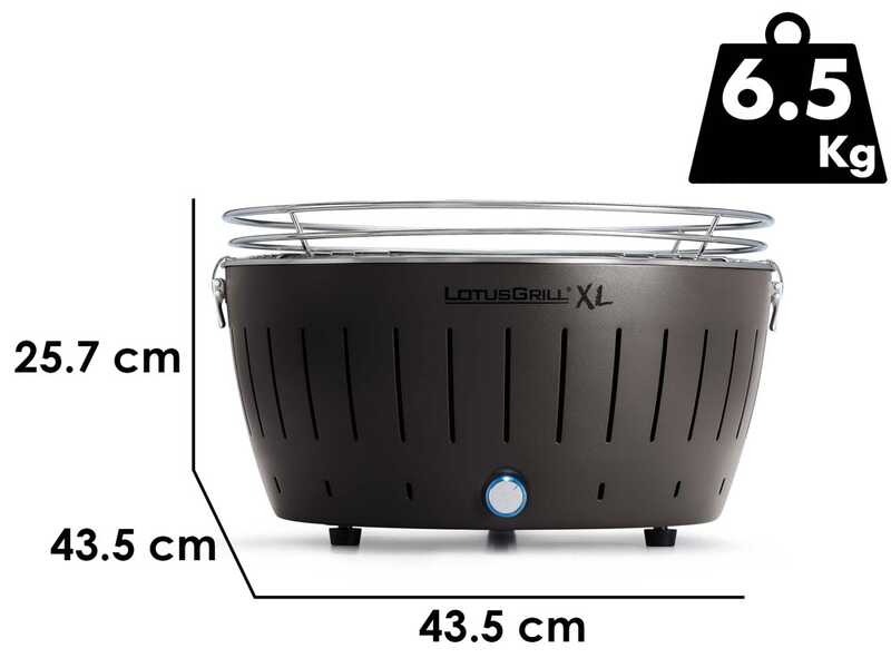 LotusGrill LG G435 U stainless steel charcoal barbecue , best deal on AgriEuro