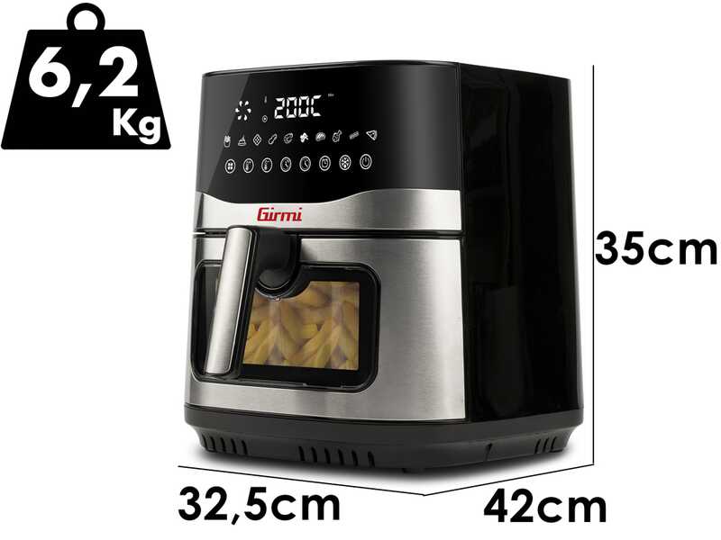 Girmi FG90 EcoFrit Premium - 9L air fryer , best deal on AgriEuro