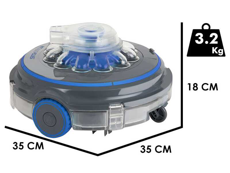 Gre Battery-powered Cordless Cleaning Robot | For 10x5 m pools , best ...