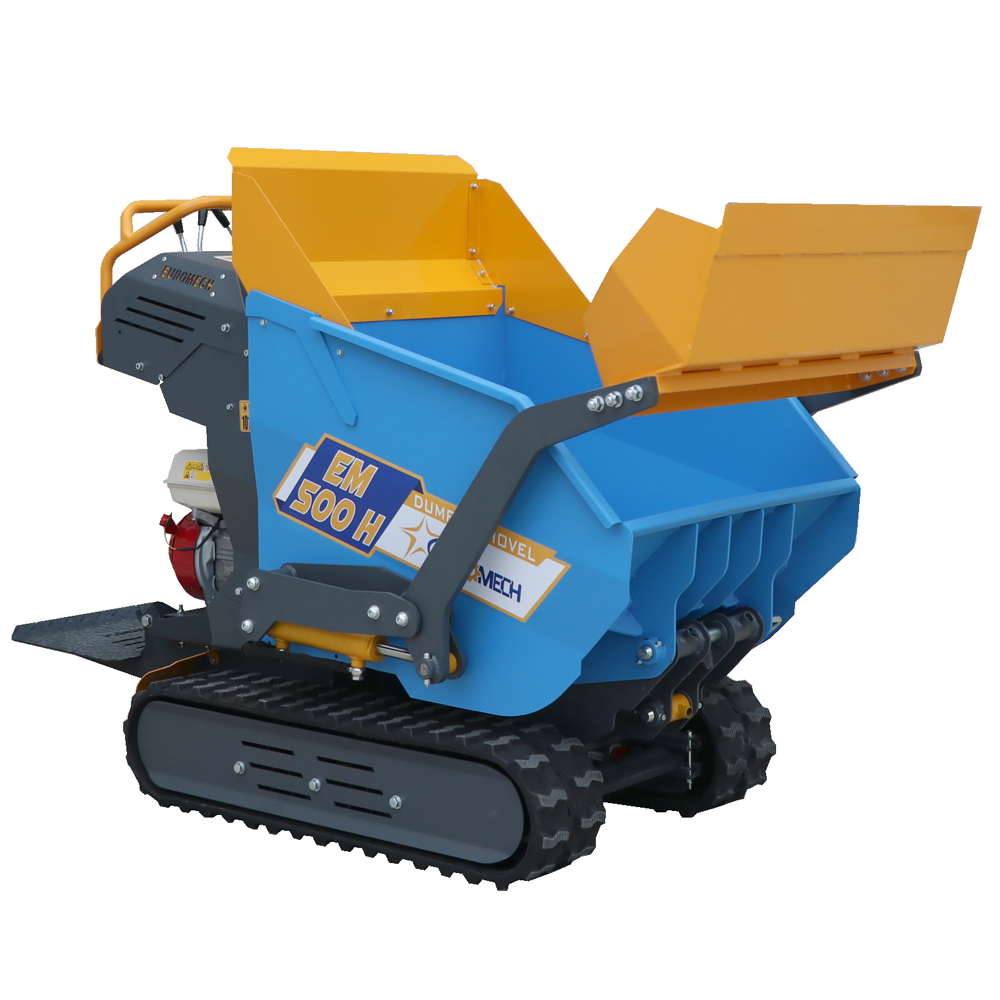 EuroMech EM500H-Dump & Shovel Tracked Power Barrow , best deal on AgriEuro