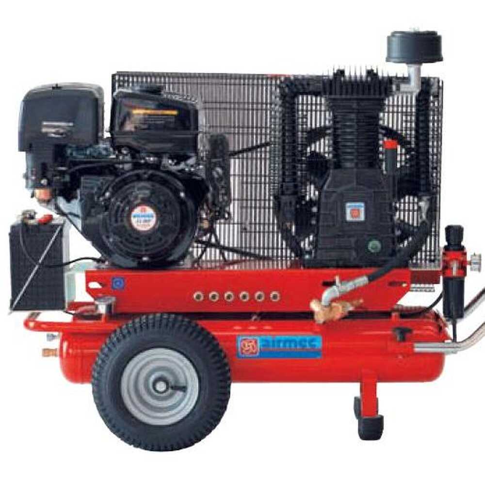 Airmec TTS 34110-900 Petrol Engine-driven Air Compressor Loncin Engine ...