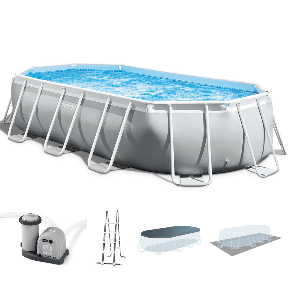Intex Prisma Frame 26798NP Oval Pool , best deal on AgriEuro