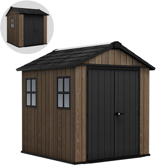 Signature Walnut 757/775 - Keter Garden Shed , best deal on AgriEuro