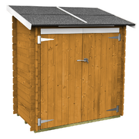 Alce - Ambrogio wooden shed 155x85 larch , best deal on AgriEuro
